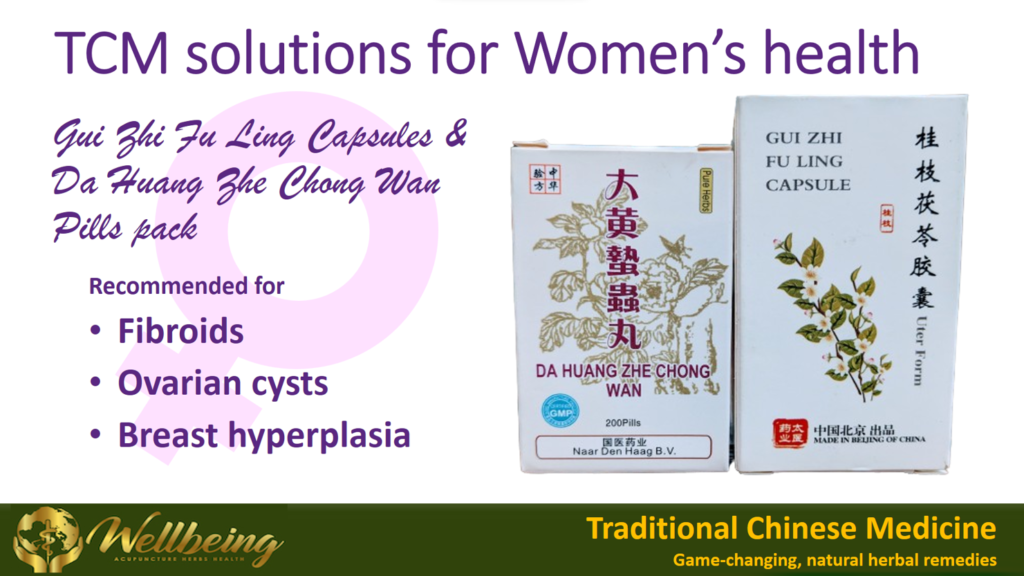 Gui Zhi Fu Ling & Da Huang Zhe Chong Wan pack for breast hyperplasia ...